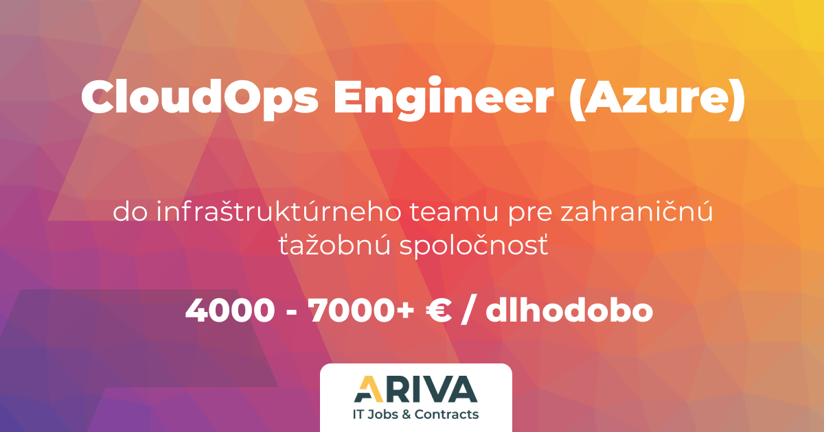 CloudOps Engineer (Azure) | ARIVA